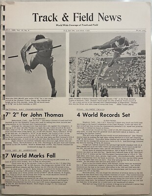 1960 Track and Field News July Don Bragg, Olympic Trials, Bill ...