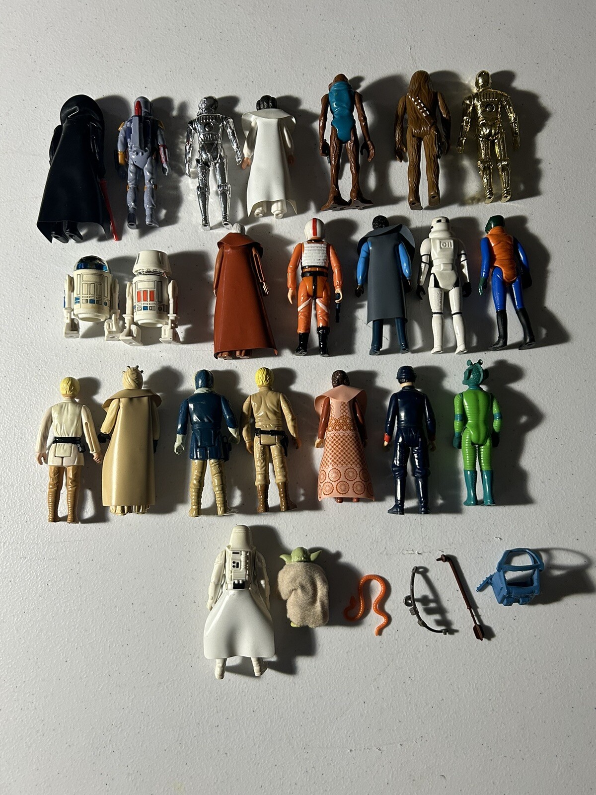 Vintage Star Wars Kenner 22 Pc Action Figure Lot 70S 80S | eBay