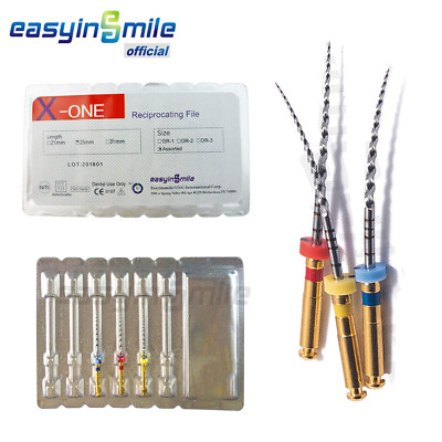 Dental Endo Niti Rotary Files X-One Reciprocating Wave Type Root Canal ...