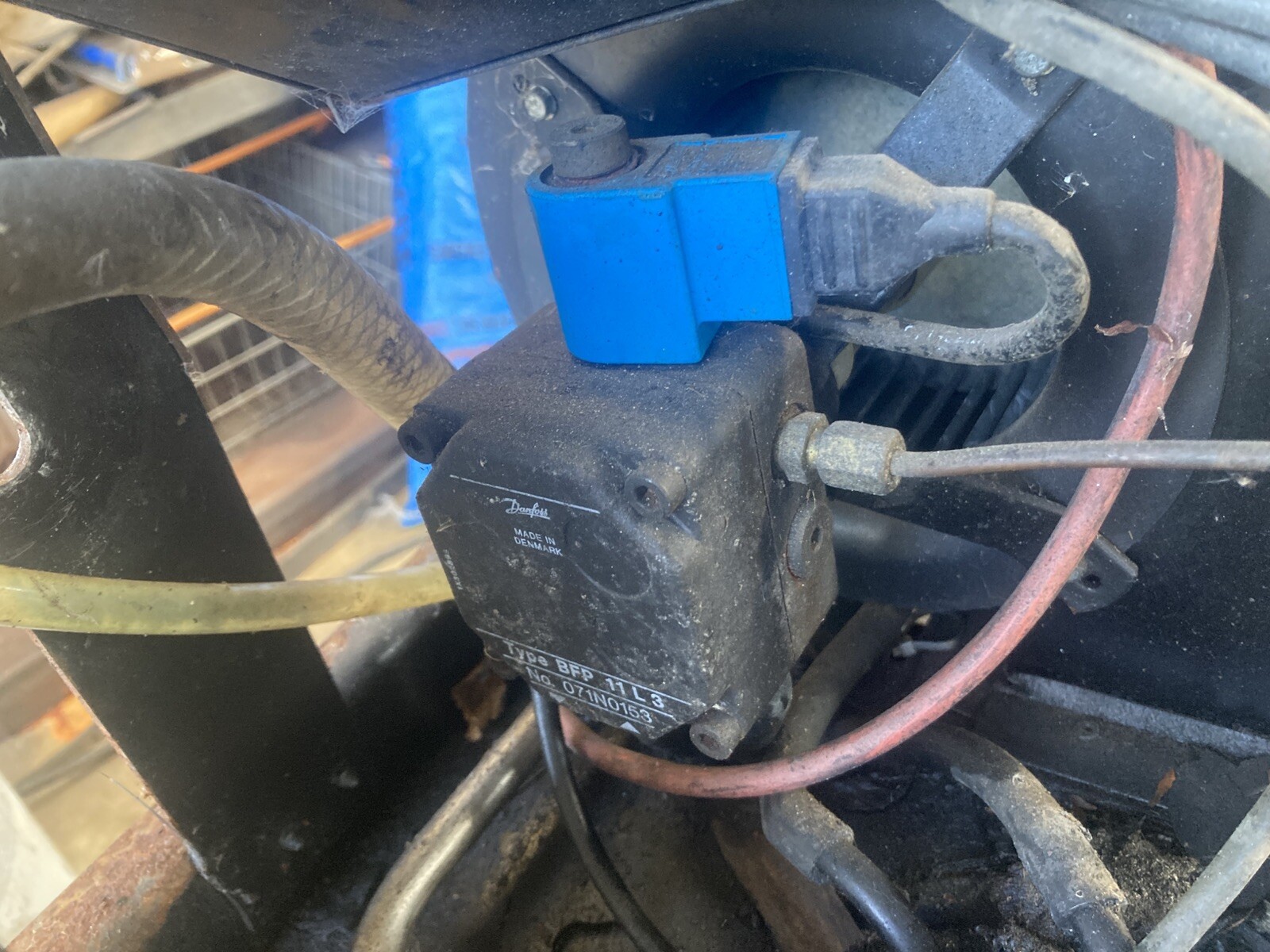 Kew 1502v Breaking Hot Pressure Washer Fuel Pump Fan Assembly Danfoss ...