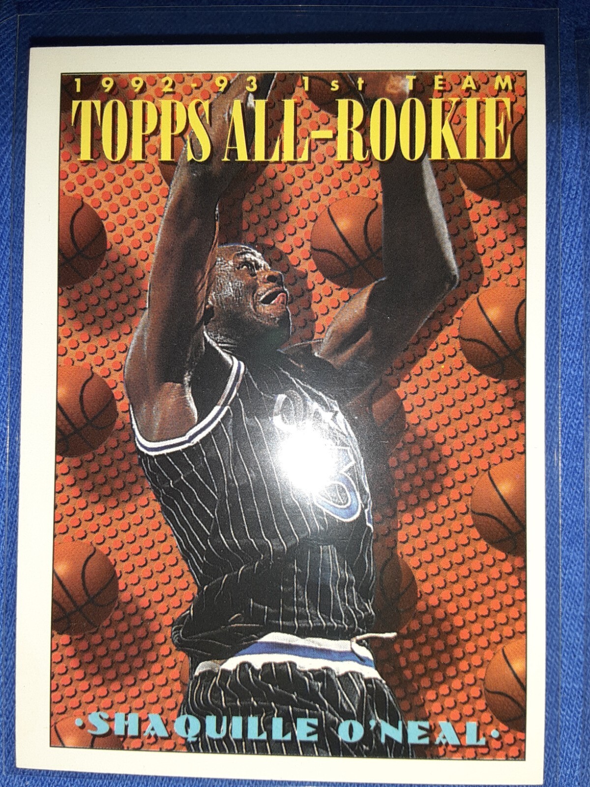 1992-93 Topps Shaquille O'Neal Topps All Rookie card #152 Orlando Magic ...
