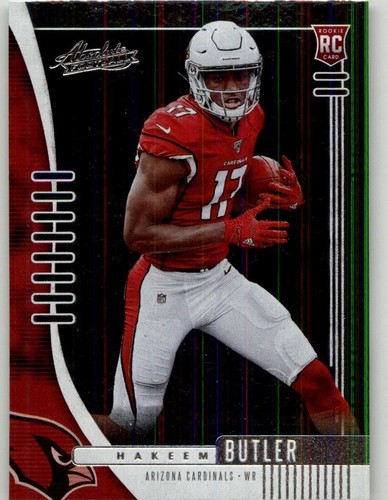 2019 Panini Absolute Hakeem Butler Retail Rookie #119 RC Arizona ...