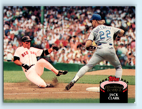 1992 Stadium Club Jack Clark Boston Red Sox #186 | eBay