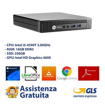 PC Desktop HP ProDesk 800 G2 Inteli 5-6 GENT 16GB RAM 256GB SSD Windows ...