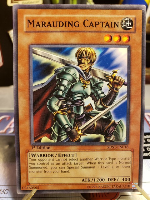 Yu-Gi-Oh! TCG Marauding Captain Legacy of Darkness LOD-018 1st Edition ...
