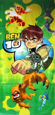 Brand new Ben 10 Ben Ten Beach kids Bath swim pool boys Towel 100% ...