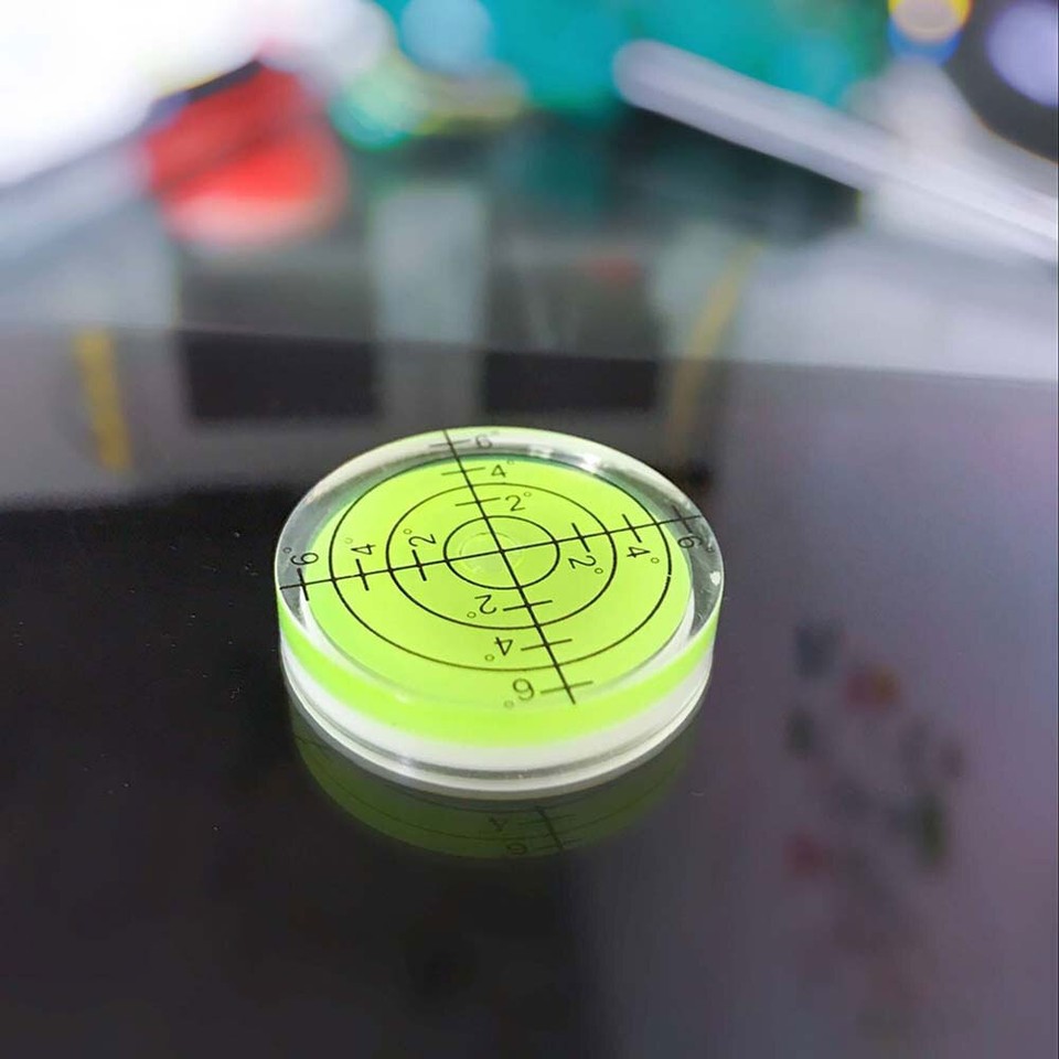 3x 32mm Bullseye Spirit Bubble Level Circular Level Bubble Horizontal ...