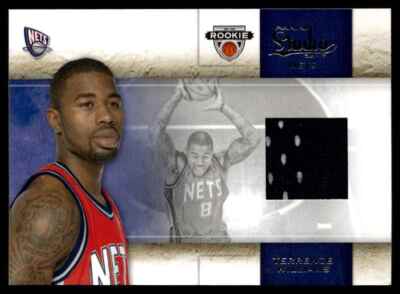 BK Terrence Williams 2009-10 Studio Materials JSY 177/249 New Jersey ...