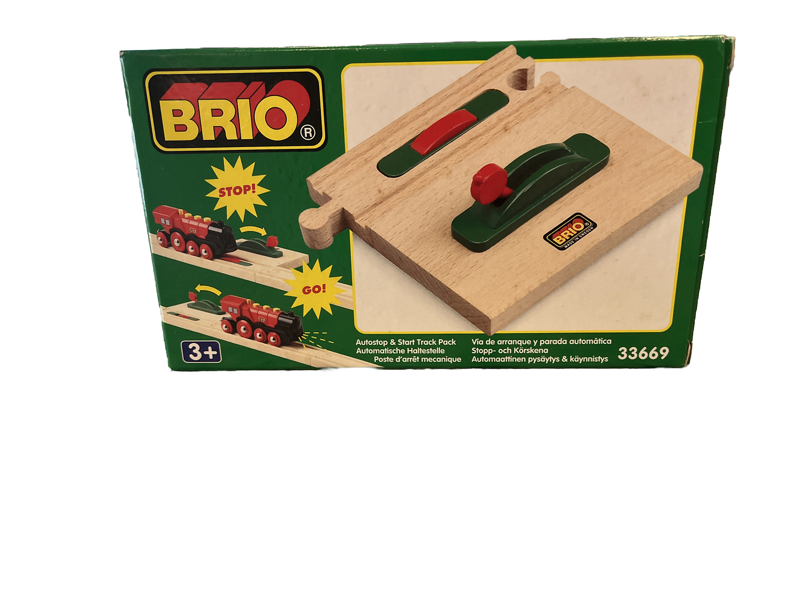 BRIO 33669, Wooden Railway System, “Autostop & Start Track Pack ...