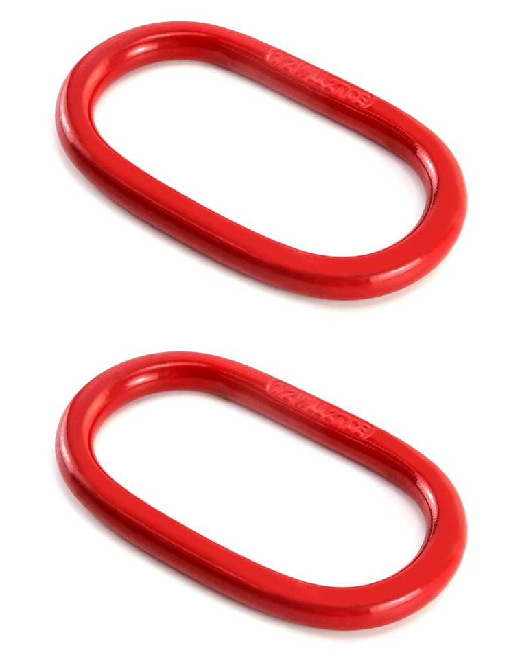 Oblong Master Link 2 Pack 1/2" Grade 80 Steel 4400 Lbs Heavy Duty ...