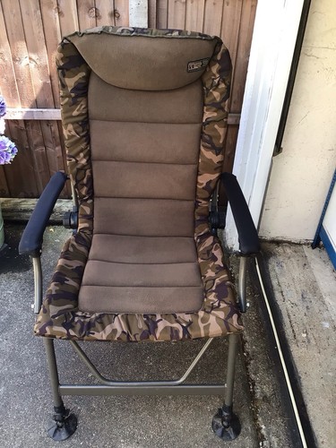 Fox R3 Recliner Chair - Camo (CBC062) | eBay UK