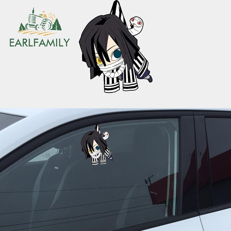 s YUNEX 5.1 Inch Funny Sunglasses Cat Peeker Anime Car Stickers Window ...