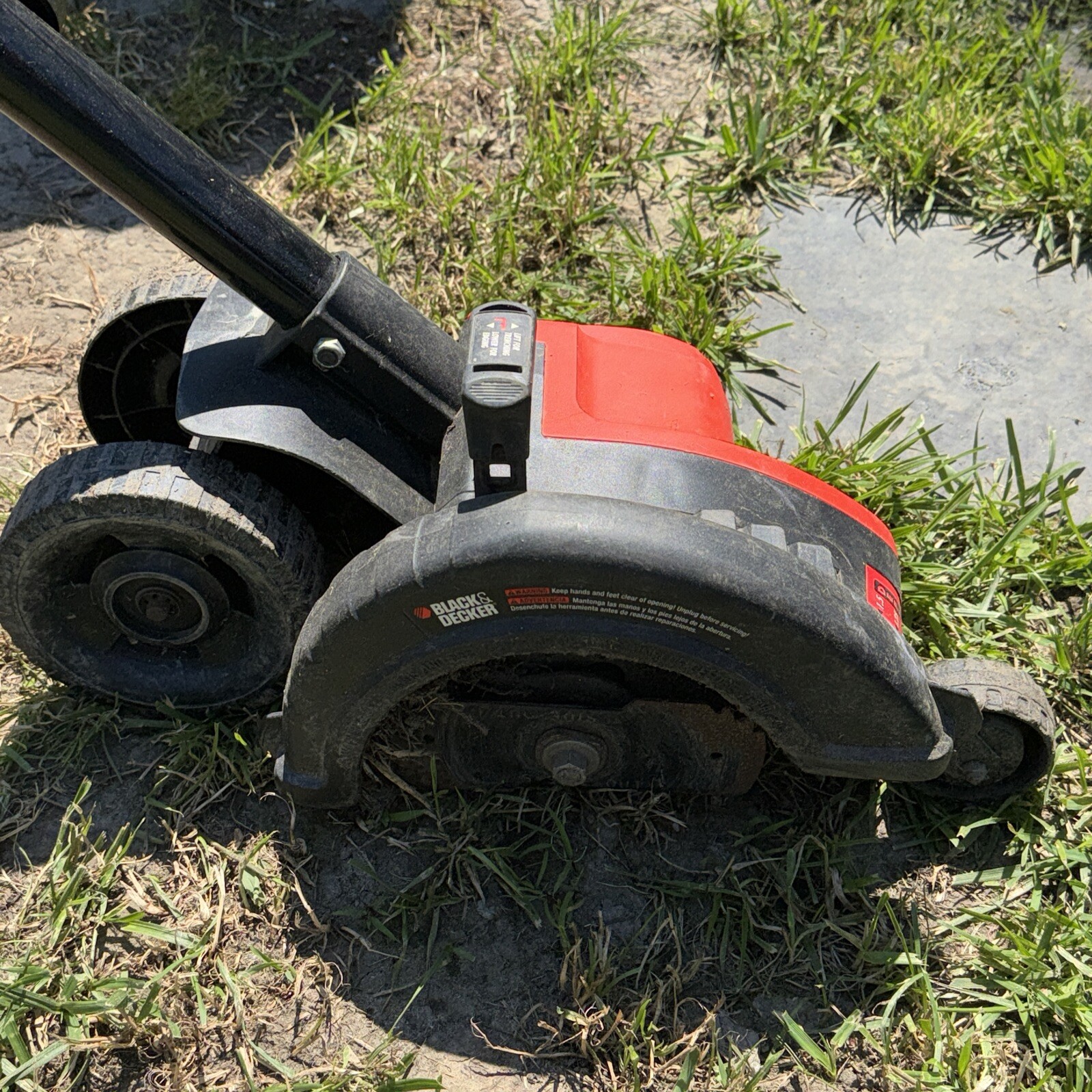 7 1/2" 12 Amp Corded Electric Edger Trencher 3 Position Blade Grass ...