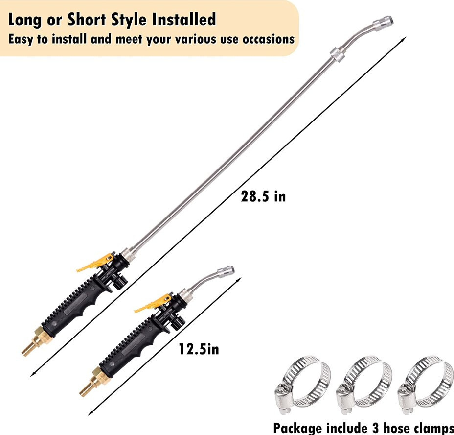 Sprayer Wands Uk 28 Inch Stainless Steel Garden Spray Wand - Extendable ...