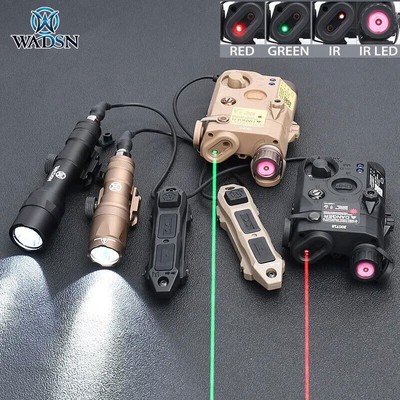 Tactical PEQ 15 IR Illuminator Red Green Blue IR Laser Aiming Sight ...