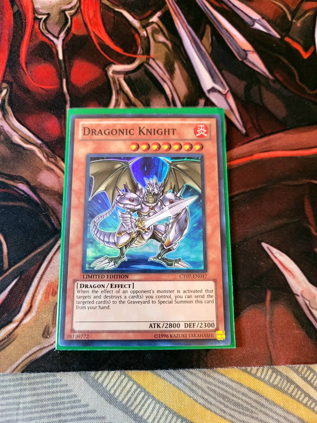 YUGIOH TCG DRAGONIC KNIGHT CT07-EN017 SUPER LIMITED EDITION | eBay