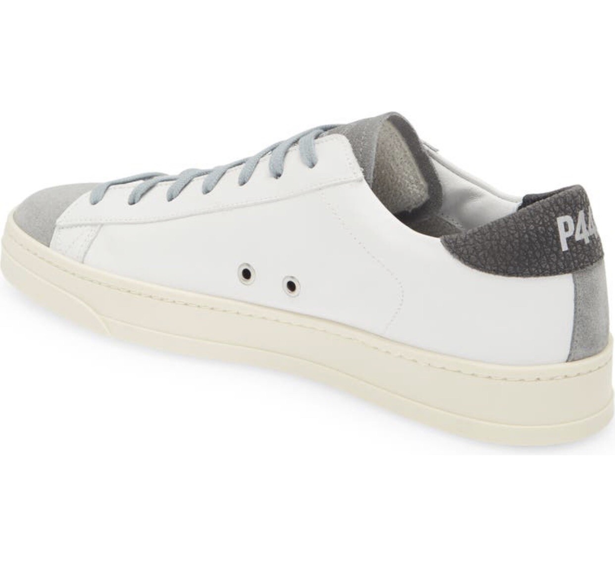 P448 Designer Mens 46 EU 12 US White Grey JACK Italian Sneaker Shoes RP ...