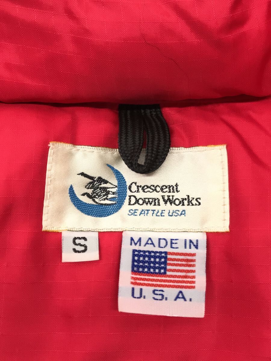 Crescent Down Works Vest/S/Nylon/Red/Made In Usa 13 - Gem