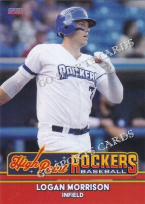 2022 High Point Rockers Logan Morrison Independent League | eBay