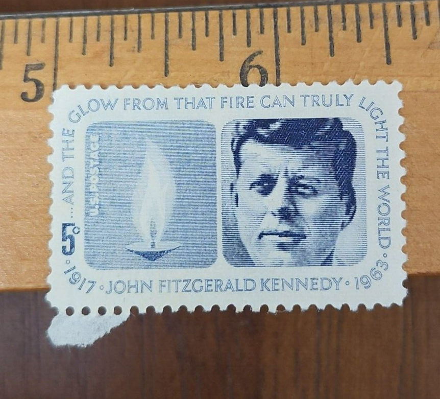 5 Vintage John J. Kennedy United States 5 Cent Postage Stamps, Original ...