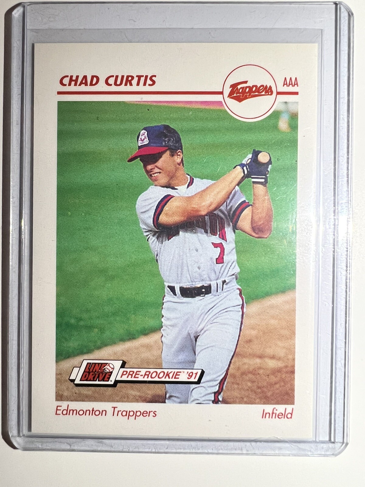 1991 Line Drive Pre-Rookie AAA Chad Curtis #159 | eBay