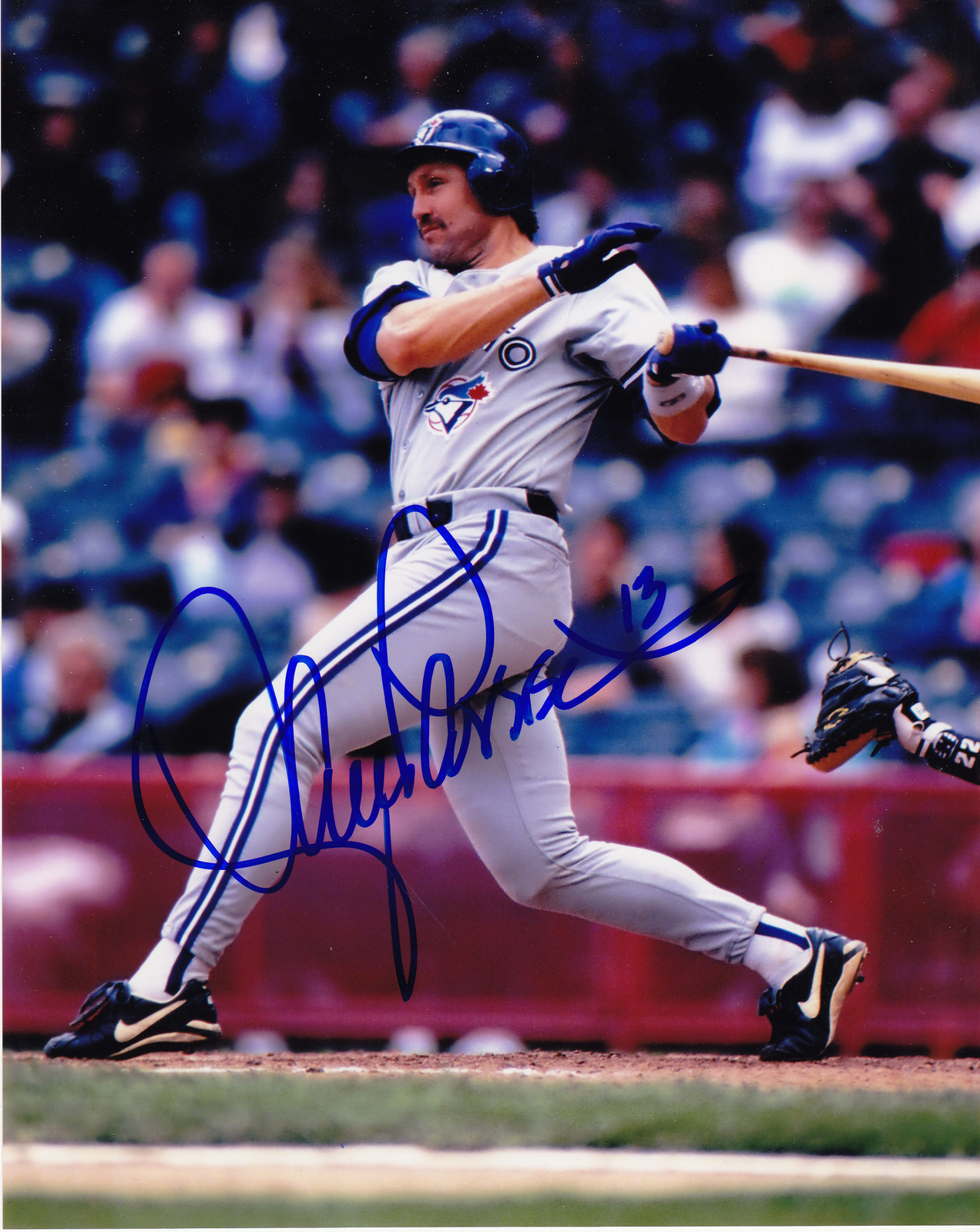 LANCE PARRISH TORONTO BLUE JAYS ACTION SIGNED 8x10 | eBay