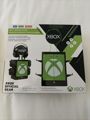 Xbox Official Gaming Locker Premium Storage Stand Headset Holder Game ...