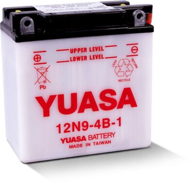 Yuasa Conventional 12N94B1 12 Volt Battery For Honda Twinstar 200 ...