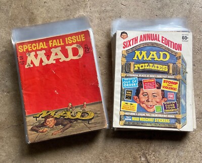 Vintage MAD MAGAZINE 1961-1985 - Mixed Lot Magazines, Paperbacks + BOOK ...