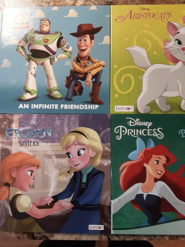 Disney 4-Pack Kids Book- Including Frozen, Princess, The Aristocats ...