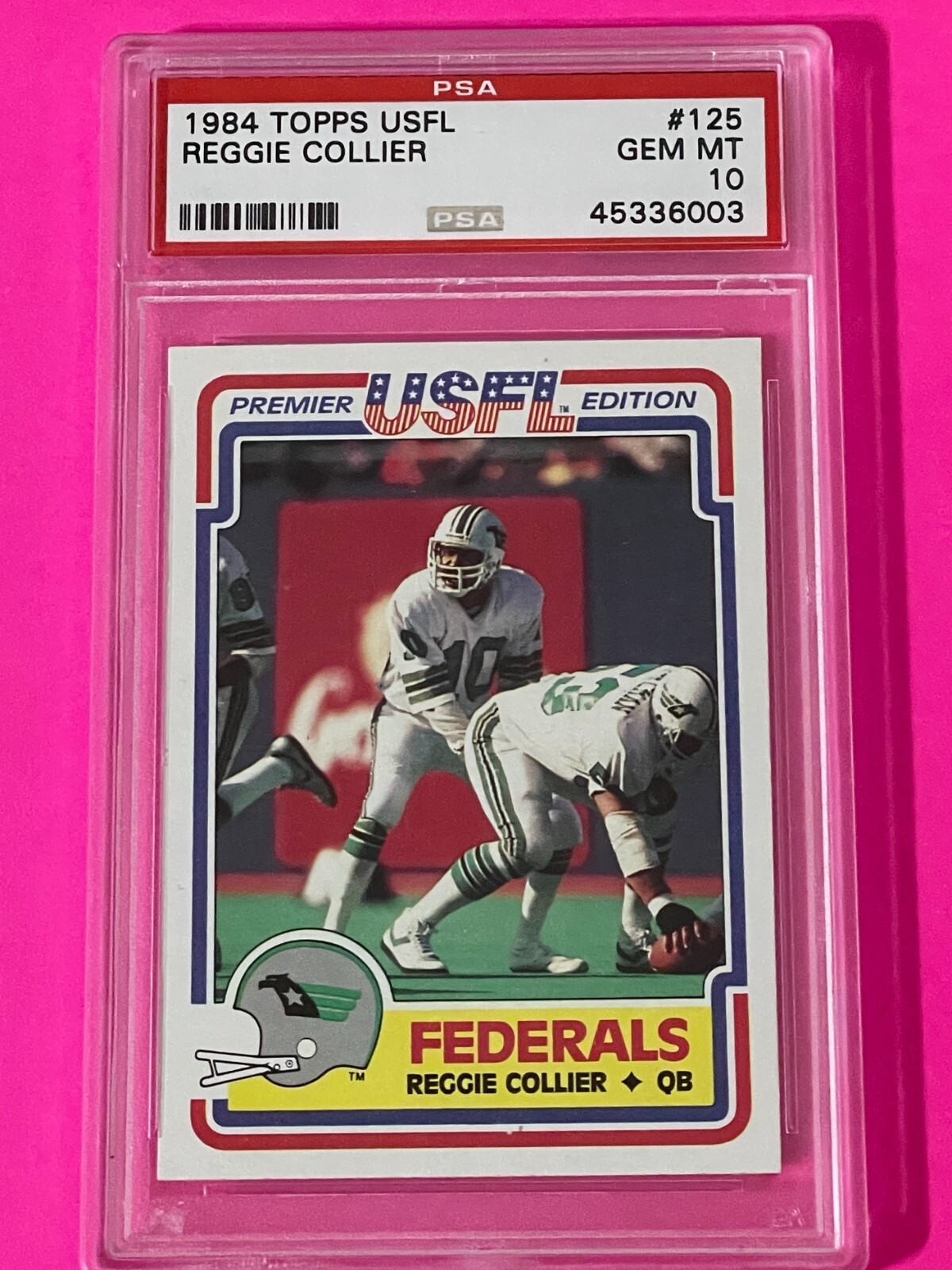 1984 Topps USFL - #125 Reggie Collier (RC) for sale online | eBay