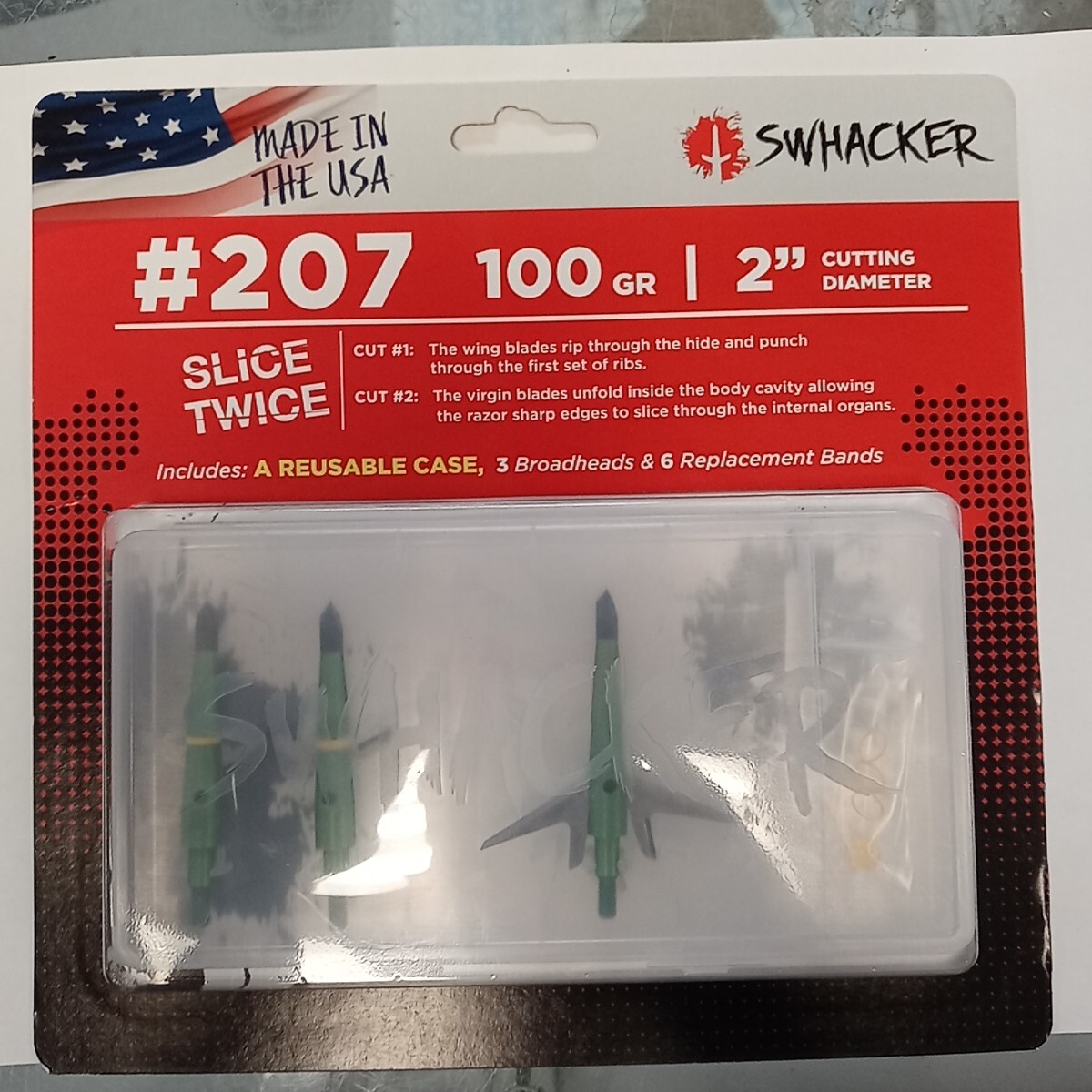 Swhacker #207 Expandable Archery 2-Blade Mech Broadheads 100 Grain 2 ...