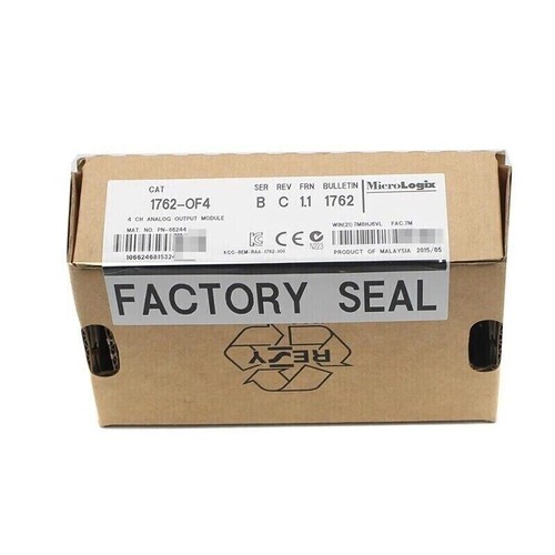 AB Original 1762-OF4 SER B MicroLogix Analog Output Module New Factory ...