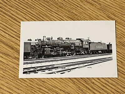 Santa Fe Railway Steam Engine Locomotive 3600 Vintage Photo ATSF | eBay