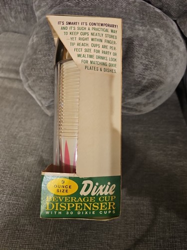 Vintage Dixie Cup Dispenser Holder And Cups | eBay