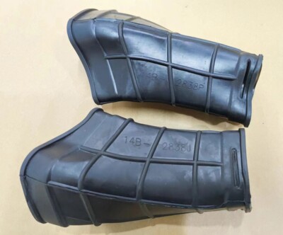 Left Right 2PCS Yamaha Rubber Ram Air Intake Tube Duct Soft Pipe 2009 ...
