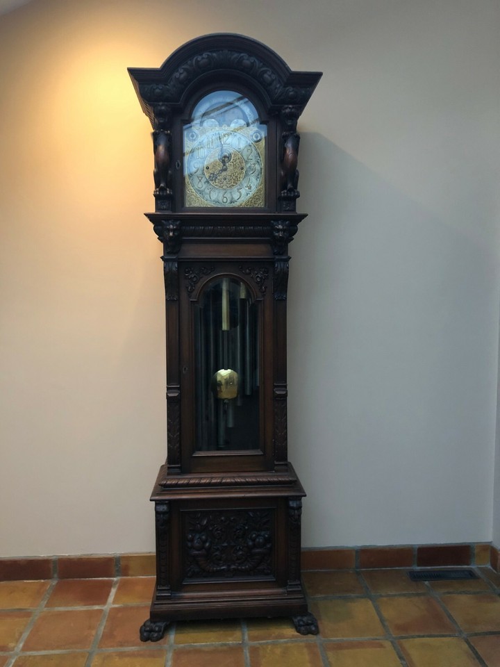 1913 Elliott of London Tall Case Grandfather Clock #65 | eBay