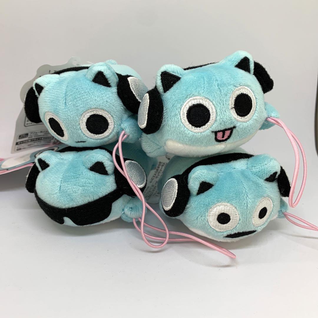 Blue Ham Ham Hanging Plush doll Mascot Full Complete set 8cm Prize ...