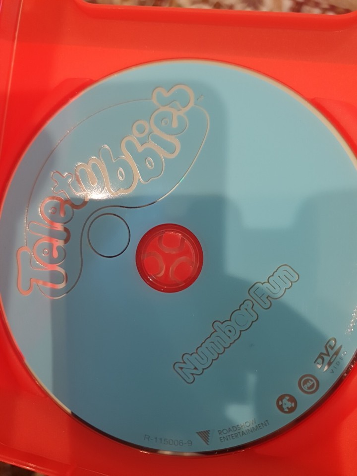 THE TELETUBBIES NUMBER FUN DVD RARE KIDS CHILDREN'S CULT BBC TV 2005 ...