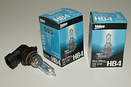 HB4 Halogen Bulbs VALEO Xenon Effect bluish 12V 51W P22d 2psc | eBay