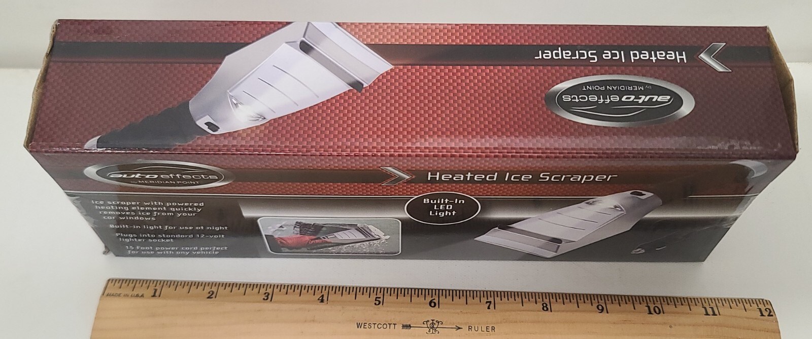 Heated Ice Scraper Car Window Heating Element with LED Night Light Auto ...