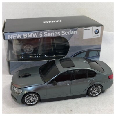 BMW New 5 Series Sedan Gray Wireless Computer Mouse Mini car model ...