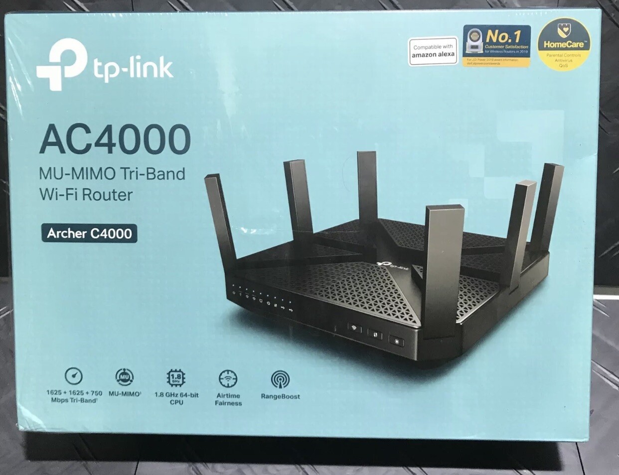 TP-LINK Archer AC4000 Tri-Band Wi-Fi 5 Router - C4000 for sale online ...