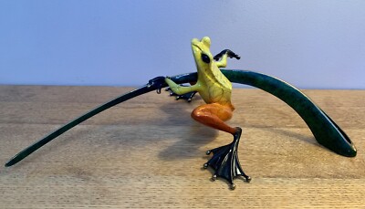 Rare Frogman Bronze FROG Sculpture READY SET GO Table Or Wall Art: Tim ...