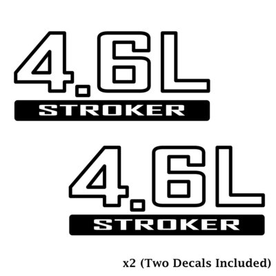 4.6L Stroker Engine Decal - Fits Jeep, Ford, Chevy - Multiple Colors ...