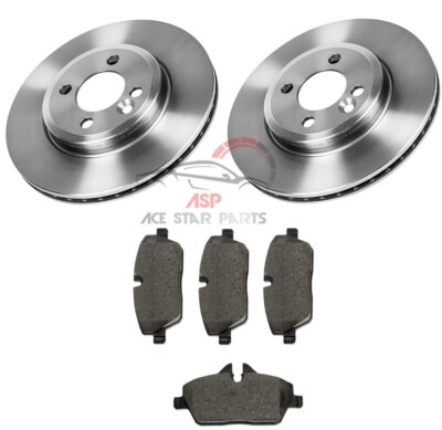 MINI R56 COOPER ONE FRONT BRAKE DISCS PADS SET 2006 -2013 PREMIUM ...