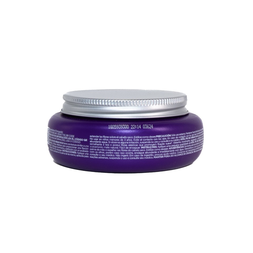 X1 Kuul Fix Me Urban Wax Cera para peinar 3.52oz Purple Frost Elastic ...