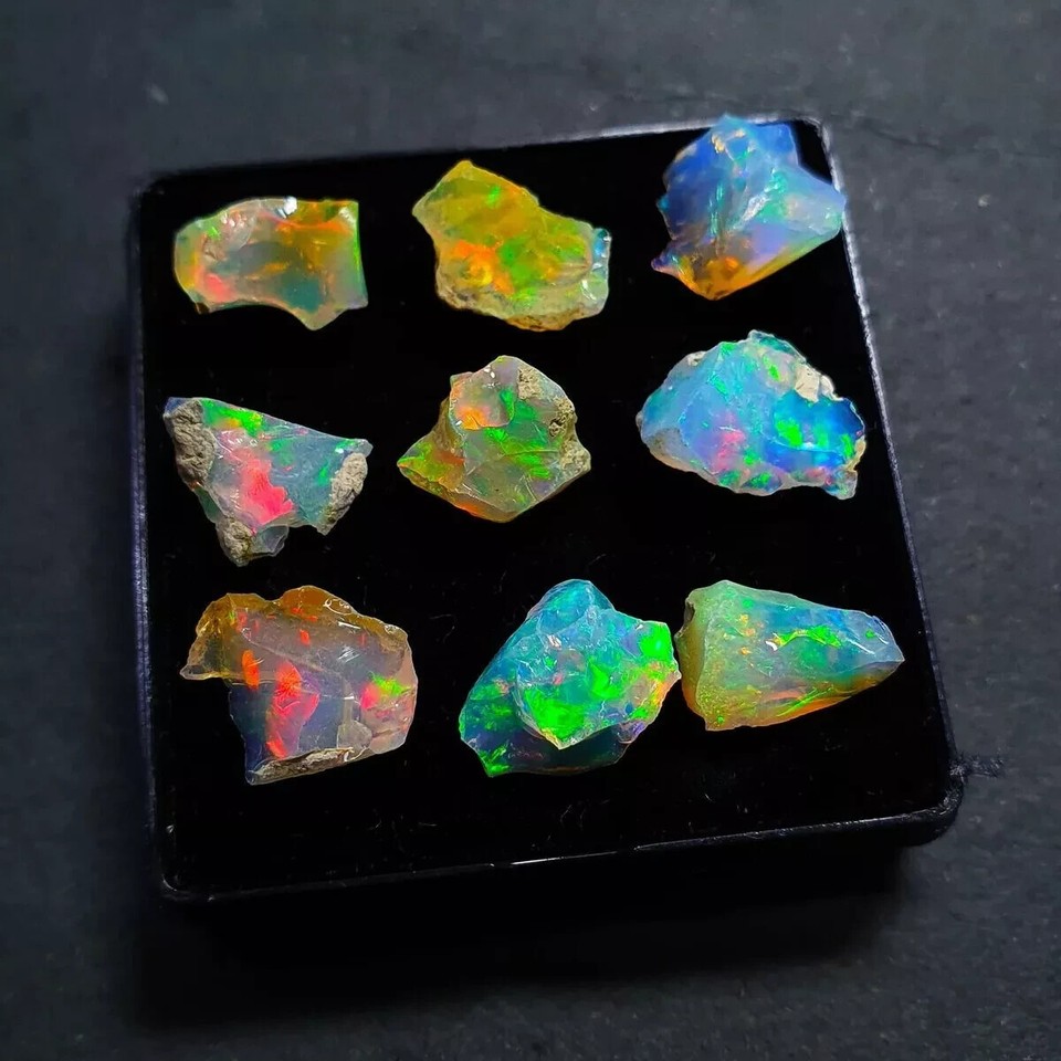 Smooth Opal Rough Lot 10 Pcs 55 Carats Large Ethiopian Welo Opal Raw ...