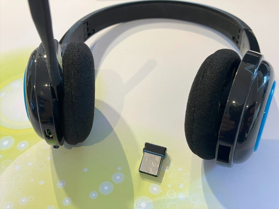 Logitech H600 Wireless Headset Kabellos mit Nano-USB-Empfänger Schwarz ...