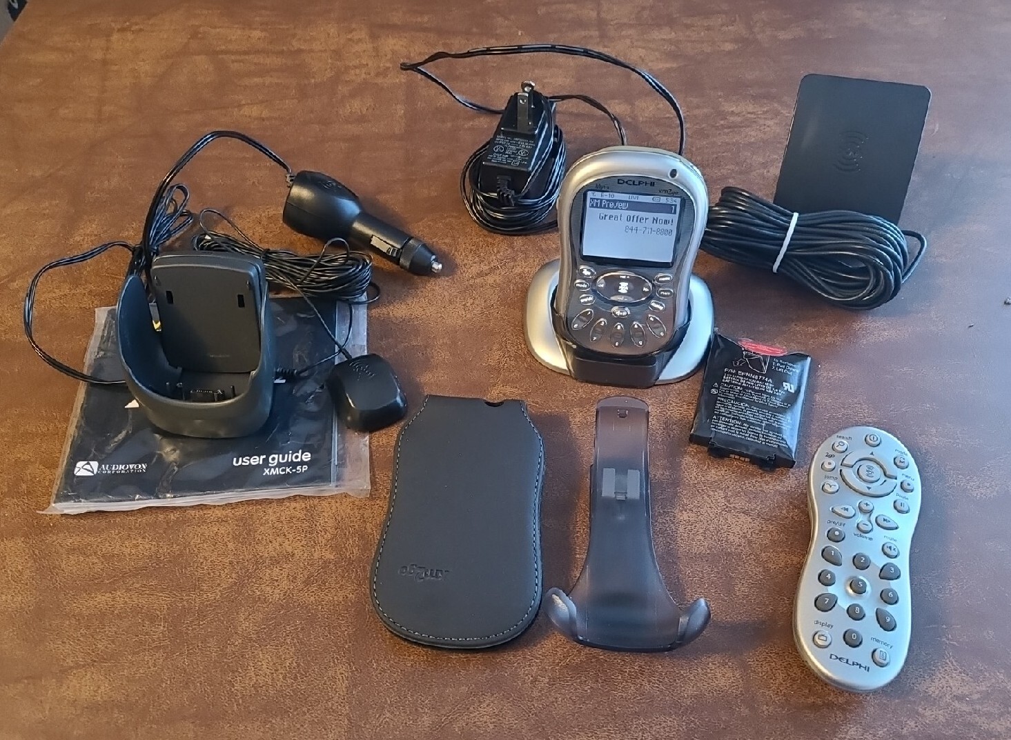 Delphi MyFi XM2go Personal XM Satellite Radio Bundle Home & Car Kits ...